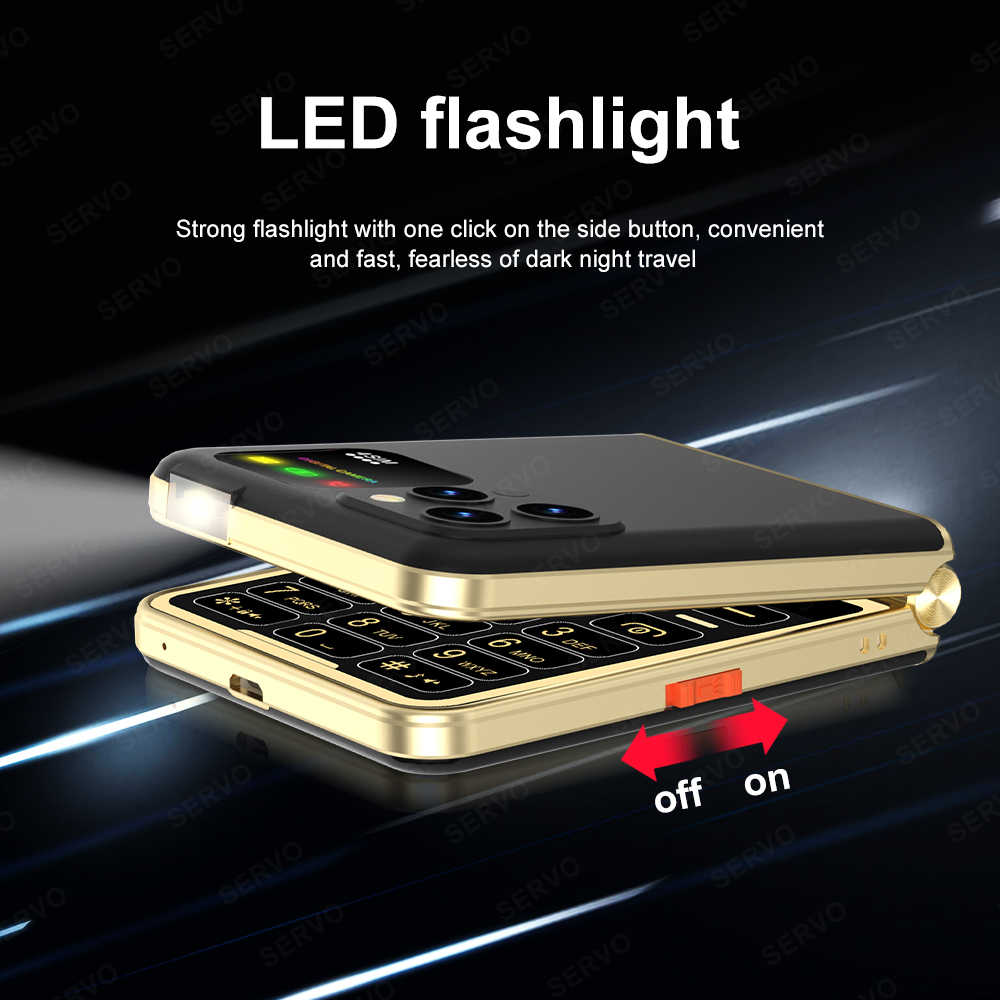 گوشی هوپ تاشو طرح اپل چهار سیم کارته